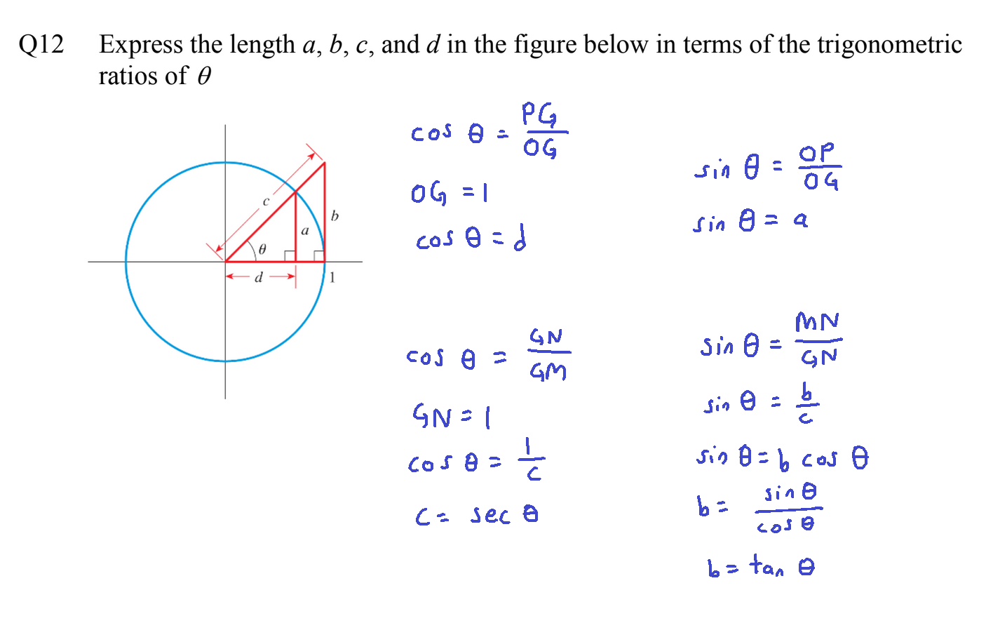 1.2 - Trigonometry of right triangles